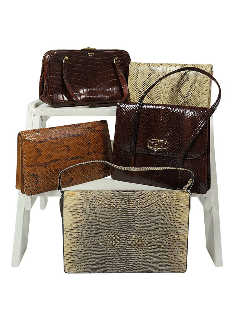 Vintage Bags: Reptile Bags - ReRags Vintage Clothing Wholesale