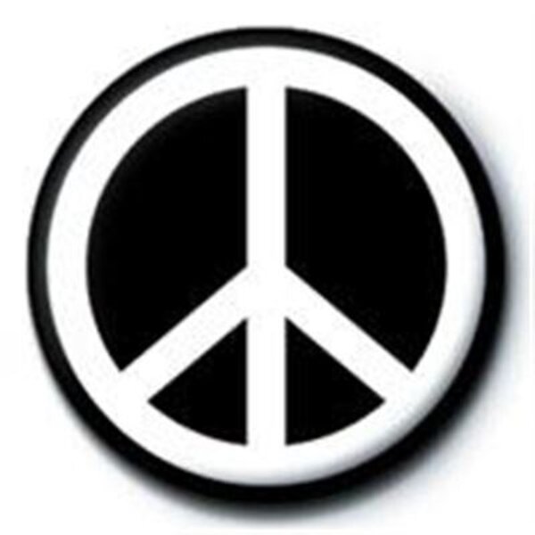 CND Symbol - 25mm Badge Hole in the Wall Hole in the Wall