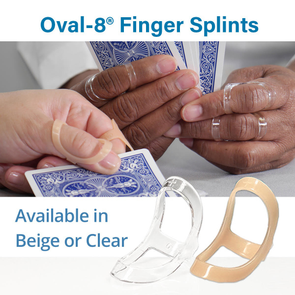 Oval-8 Clear finger splints - Stockx Medical