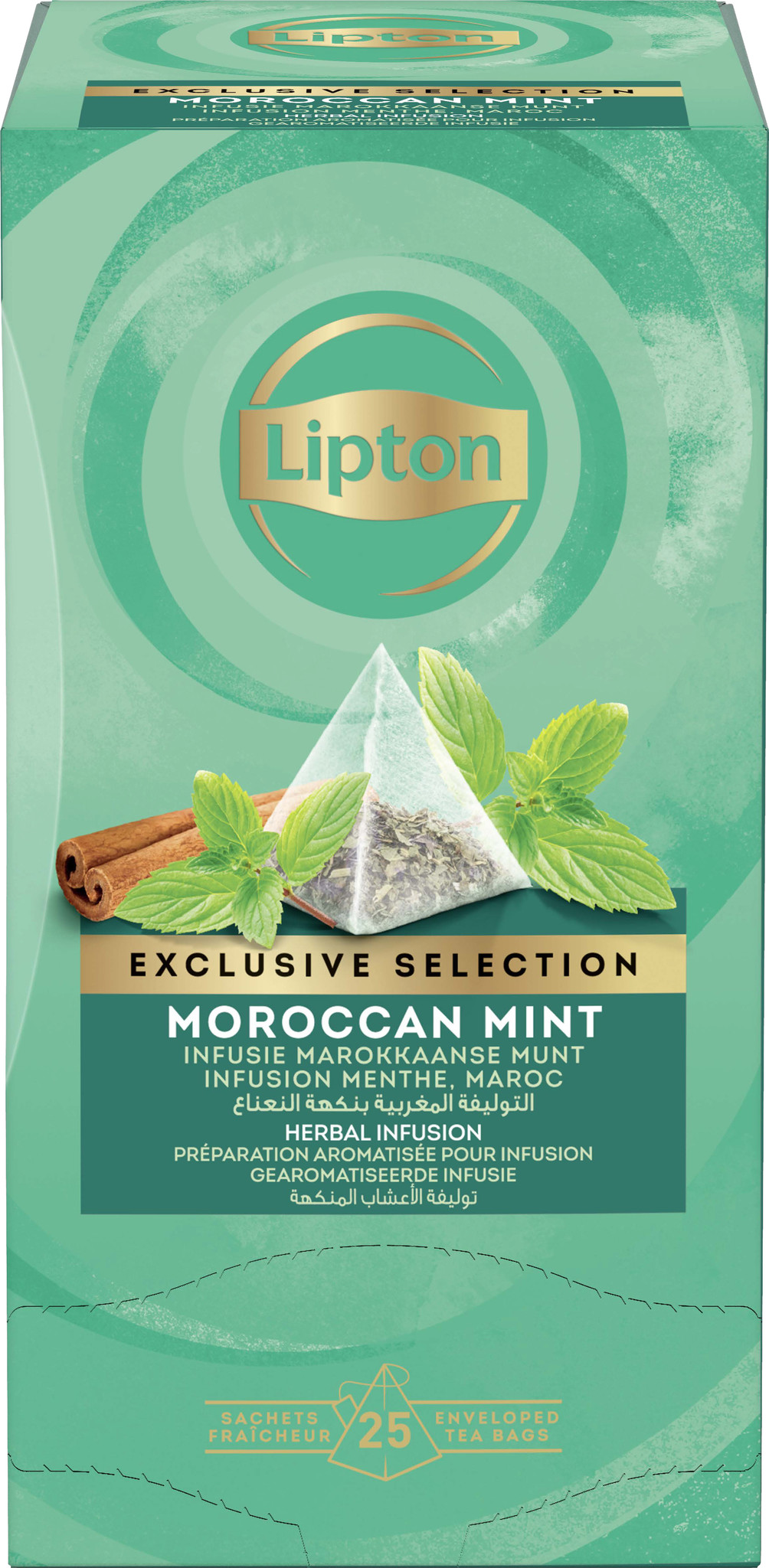 Lipton exclusive selection moroccan mint 25pcs - Alaerts Shop