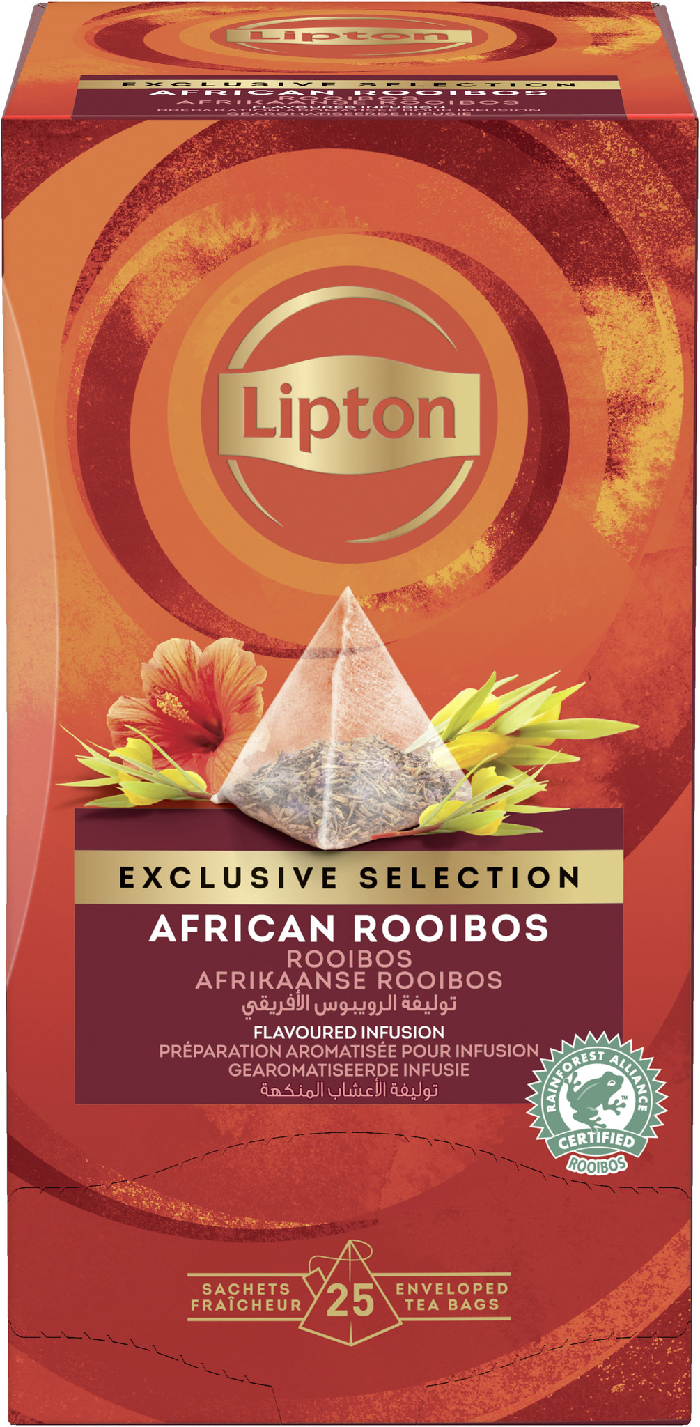 Lipton African Rooibos Exclusive Selection 25st. - Alaerts Shop