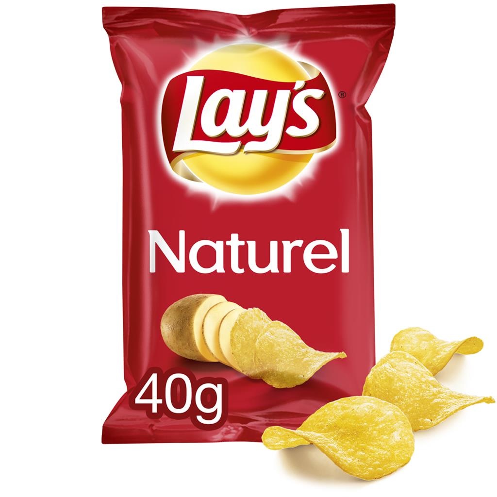 Lay's Naturel Zout 40g x 20st. - Alaerts Shop