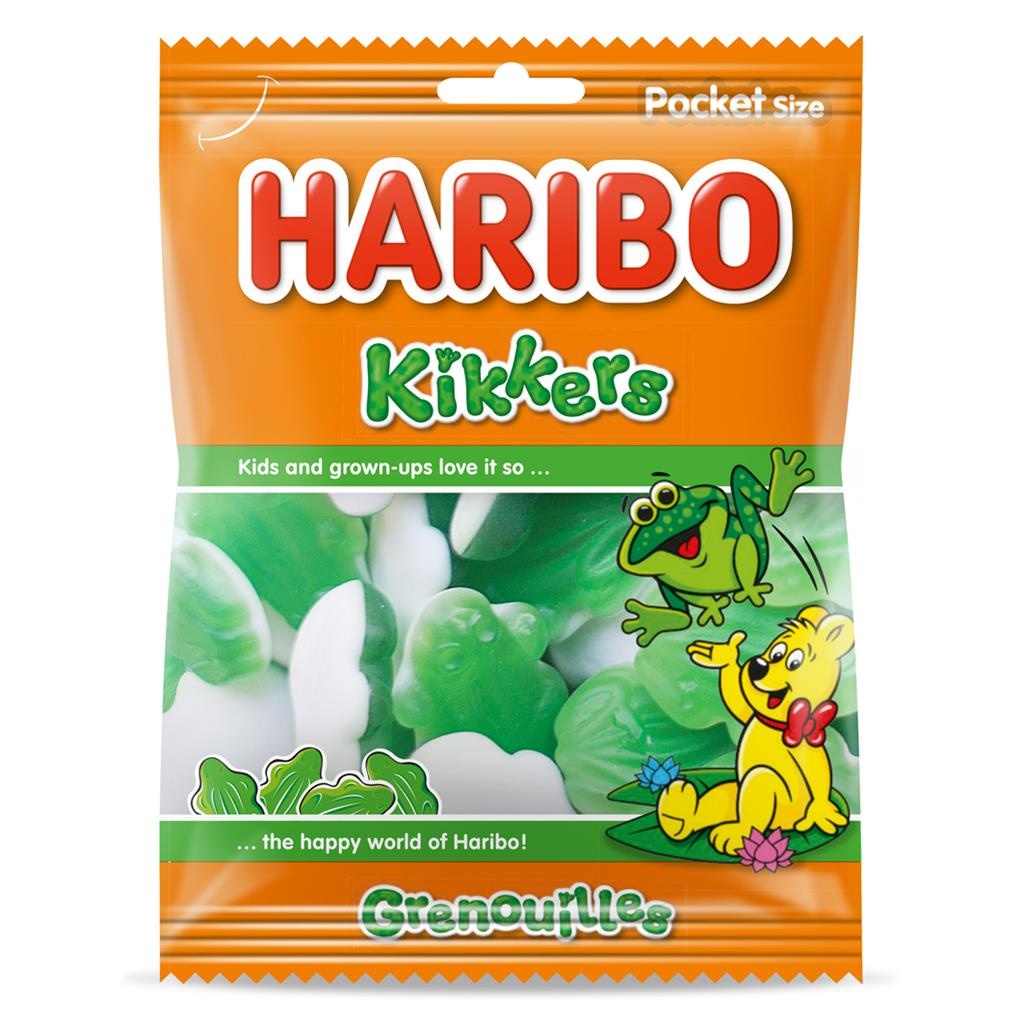 Haribo kikkers 75g x 28st. - Alaerts Shop