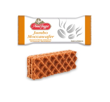 Anna Faggio Jumbo Moccawafer 14g x 100st. - Alaerts Shop