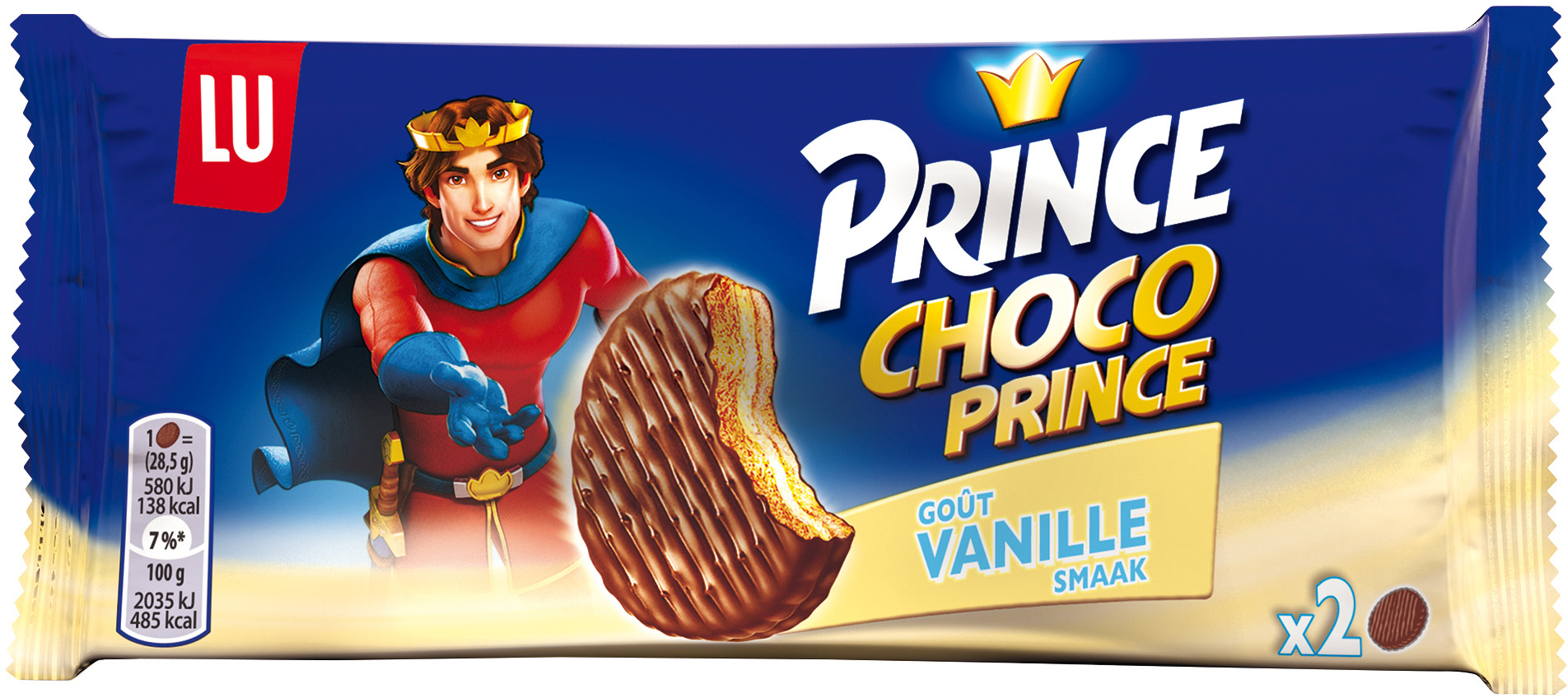 Choco Prince Vanille Duo 57g x 20st. - Alaerts Shop