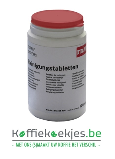 Franke reinigingstabletten 100 x 2,3g - Alaerts Shop