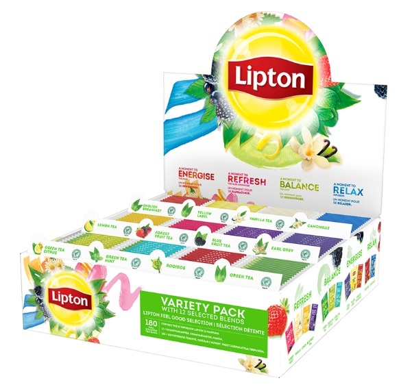 Lipton Variety Pack - 12 smaken 180st. - Alaerts Shop