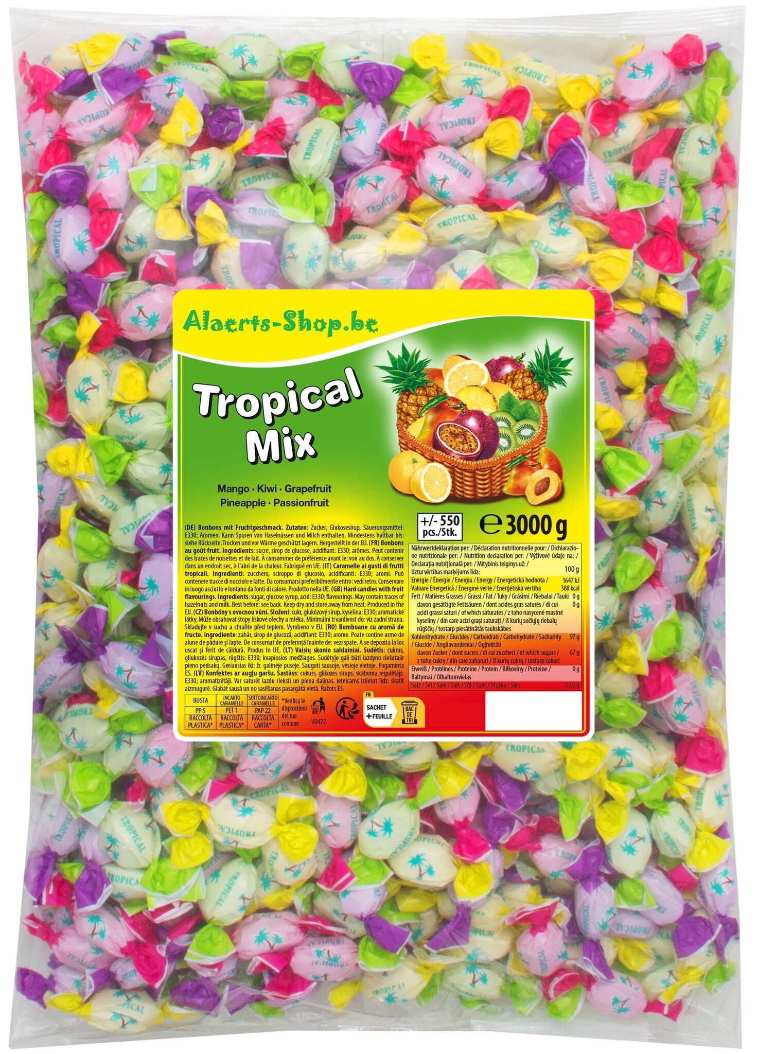 Tropical Paradise Mix 3 KG - Alaerts Shop