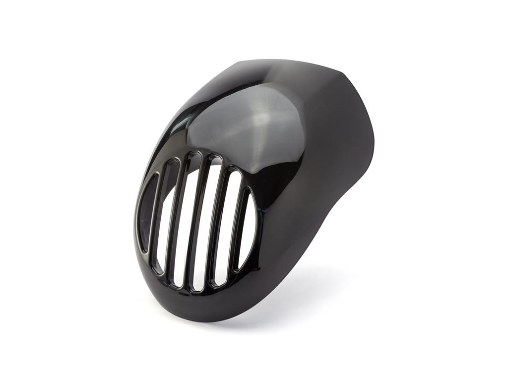Prison Grid Headlight Cowl for Harley Davidson - Gloss Black ...