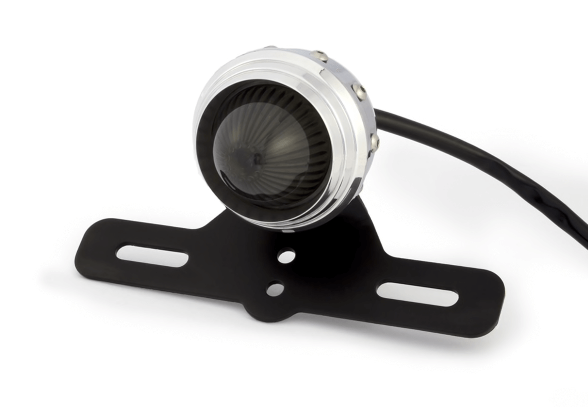 Smoked Led Tail Light Retro Style With Studs - ChopperShop.com
