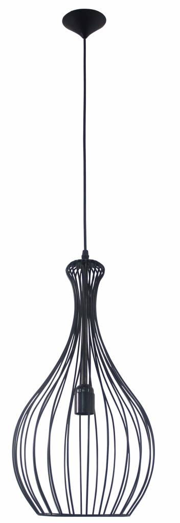 Geometric pendant light black 260mm Ø E27 | Myplanetled