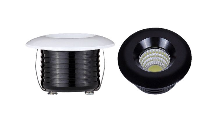 50mm LED Downlight 5W weiß oder schwarz