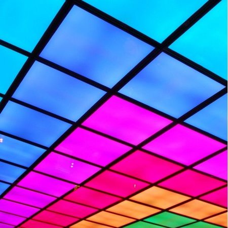 LED panel RGB square lighting colours 30W 600x600mm | Myplanetled