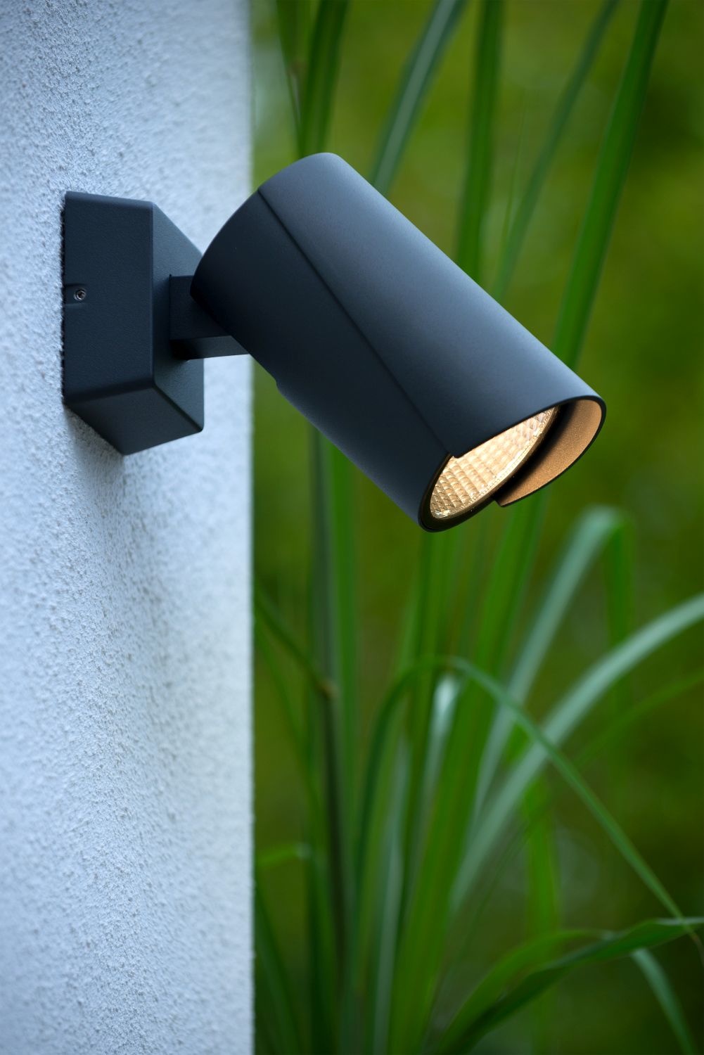 Cylinder powerful wall spot 1x13W 3000K IP65 anthracite | Myplanetled