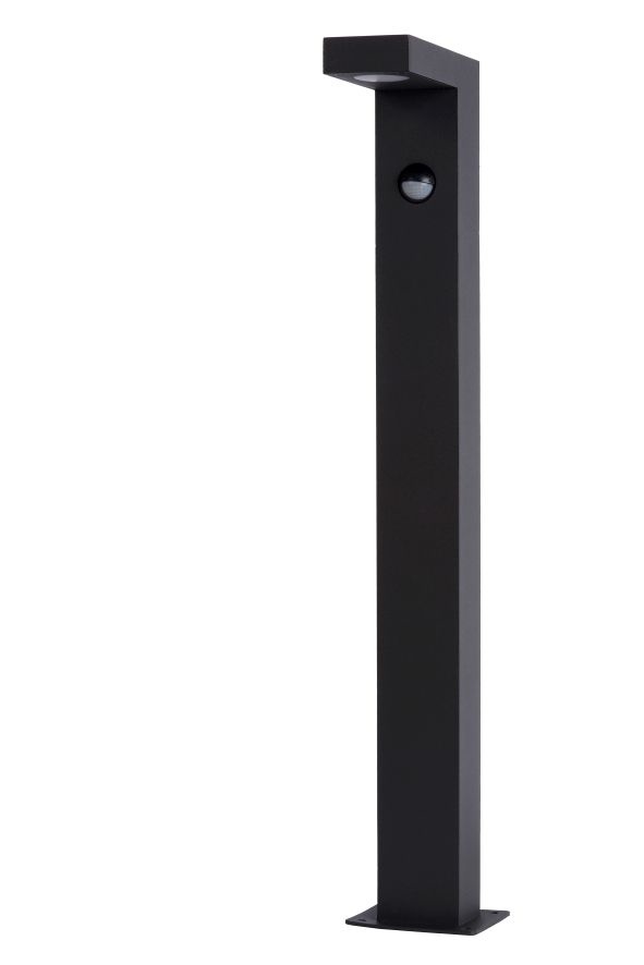 Design black bollard with motion sensor | Myplanetled