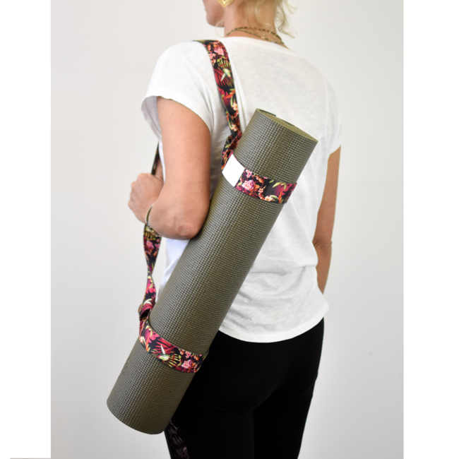 Yoga Mat Carrying Strap - 150 cm x 3.8 cm - Birds - Yogashop