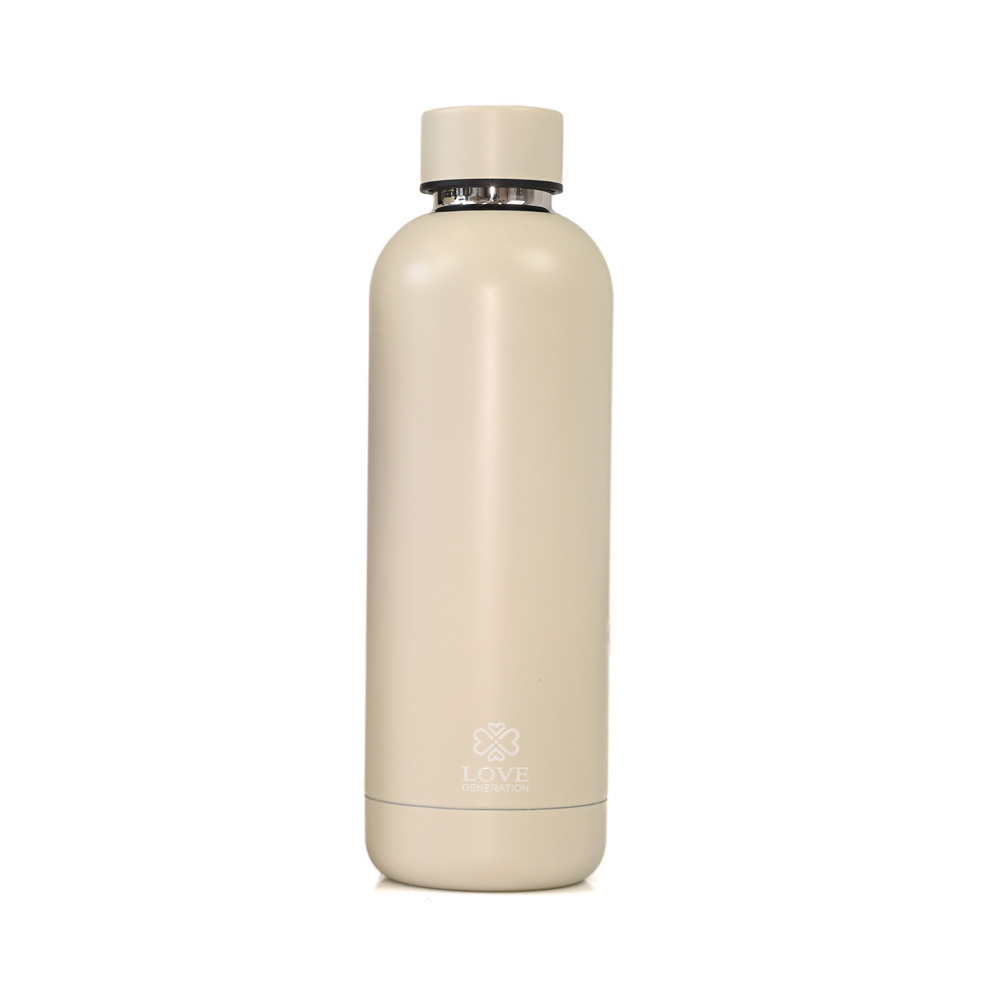 Waterfles • Drinkfles • geïsoleerd • 500ml • Sand - Yogashop