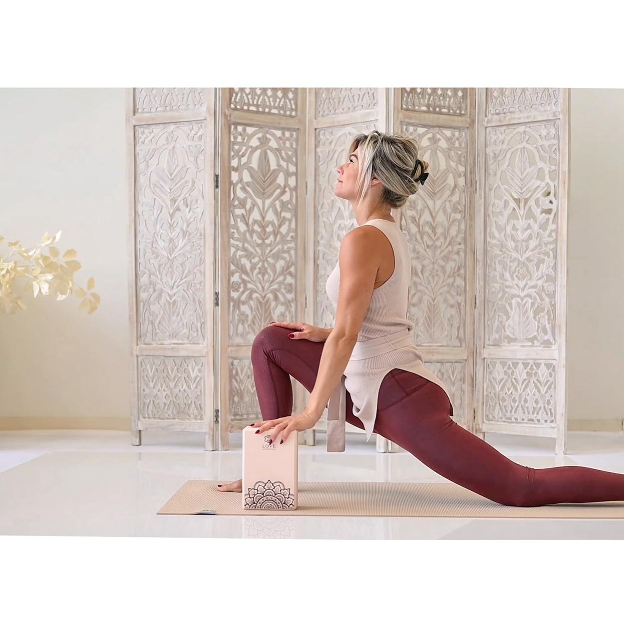 Yogablock - Foam Blocke - Love Generation - Weiß - Yogashop