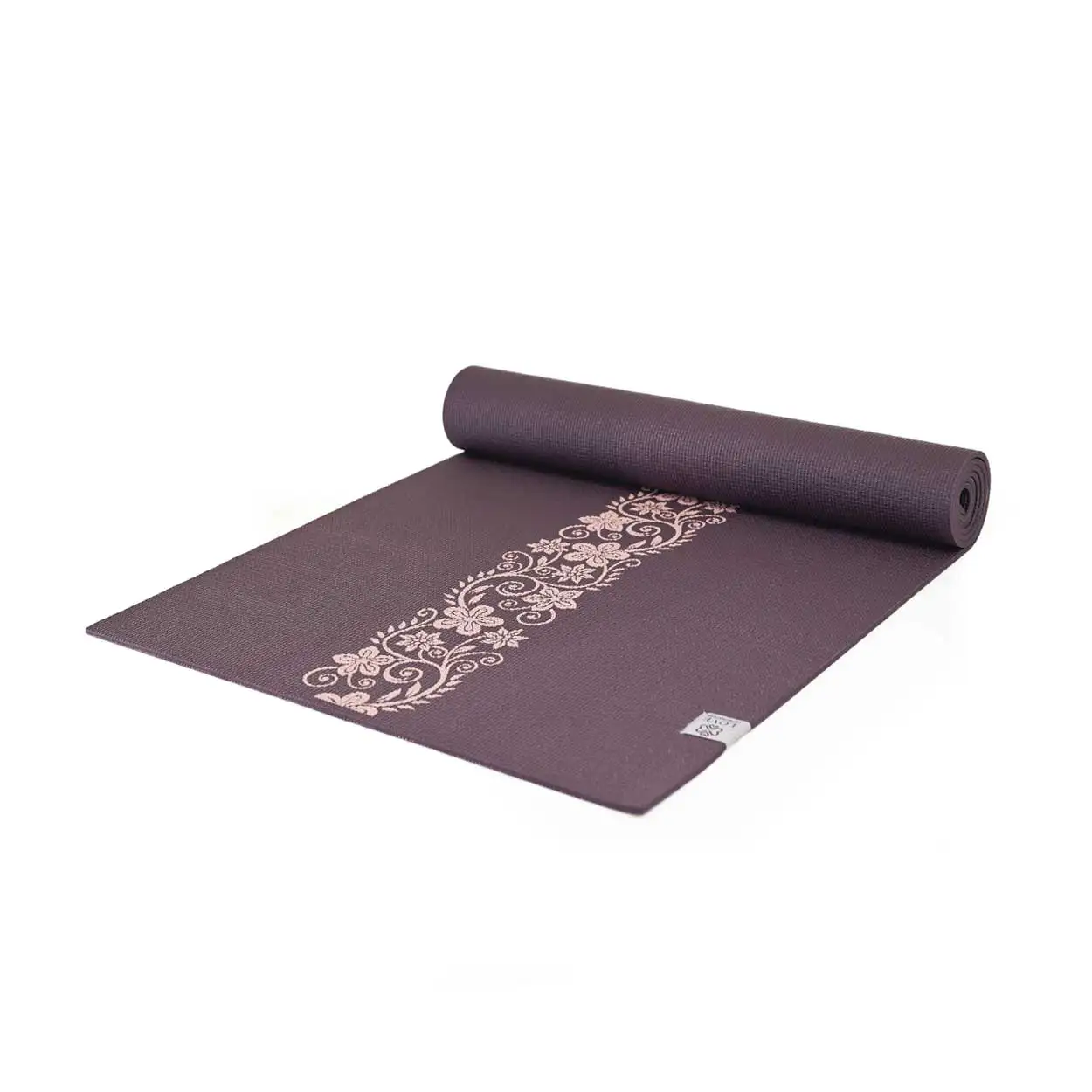 Yoga Mat │ Floral Flow │ Love Generation │ Purple - Yogashop