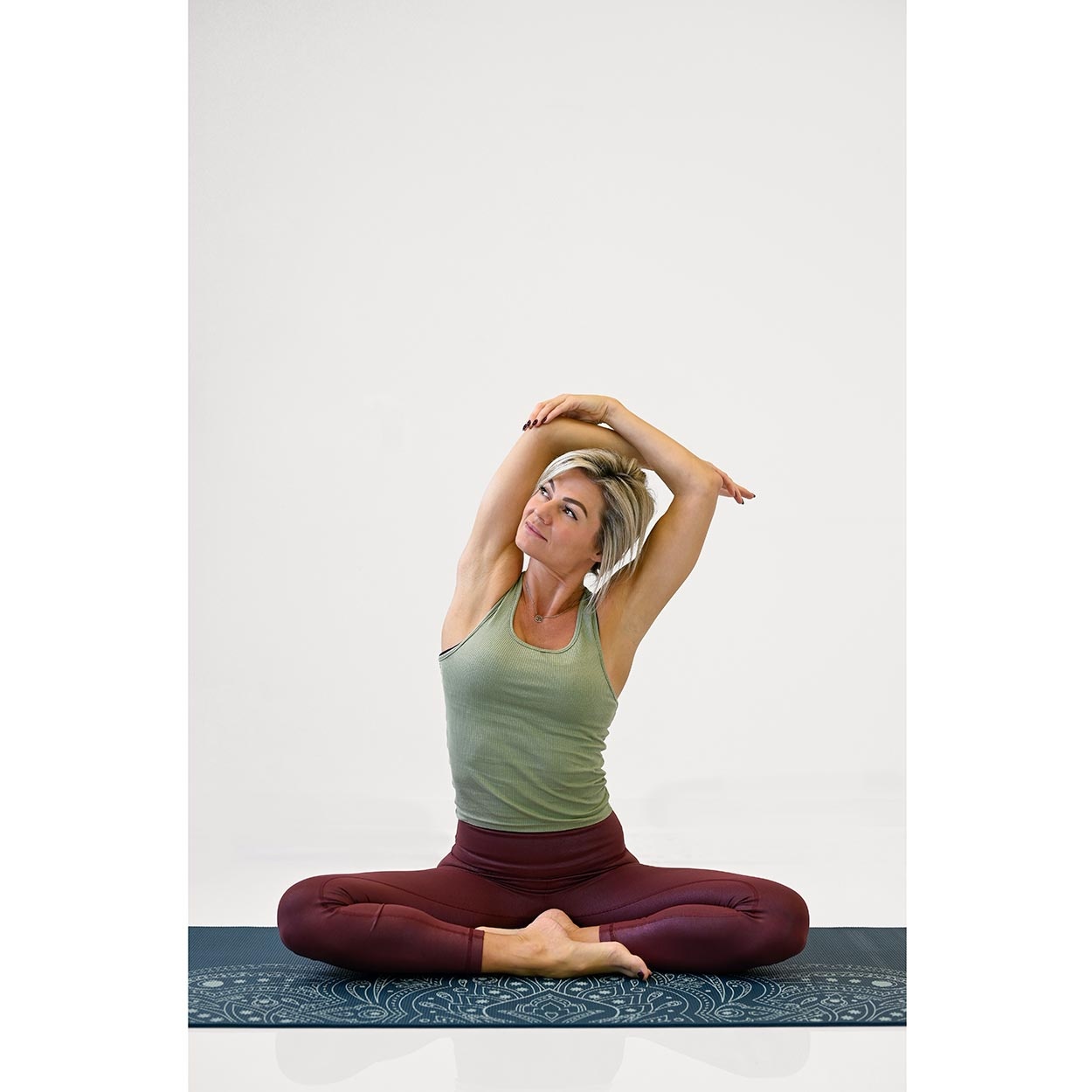 Love Generation Mystical Yoga Mat - Dark Blue - Yogashop