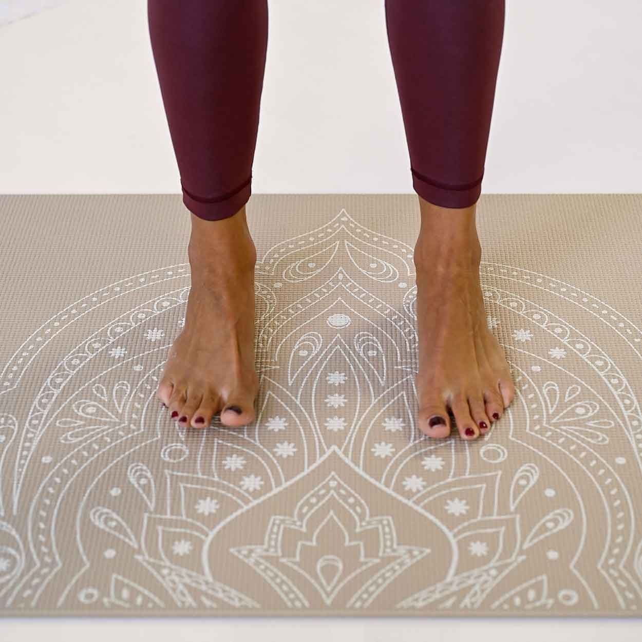 Yoga mat │ Mystical │6mm │Love Generation │Beige - Yogashop