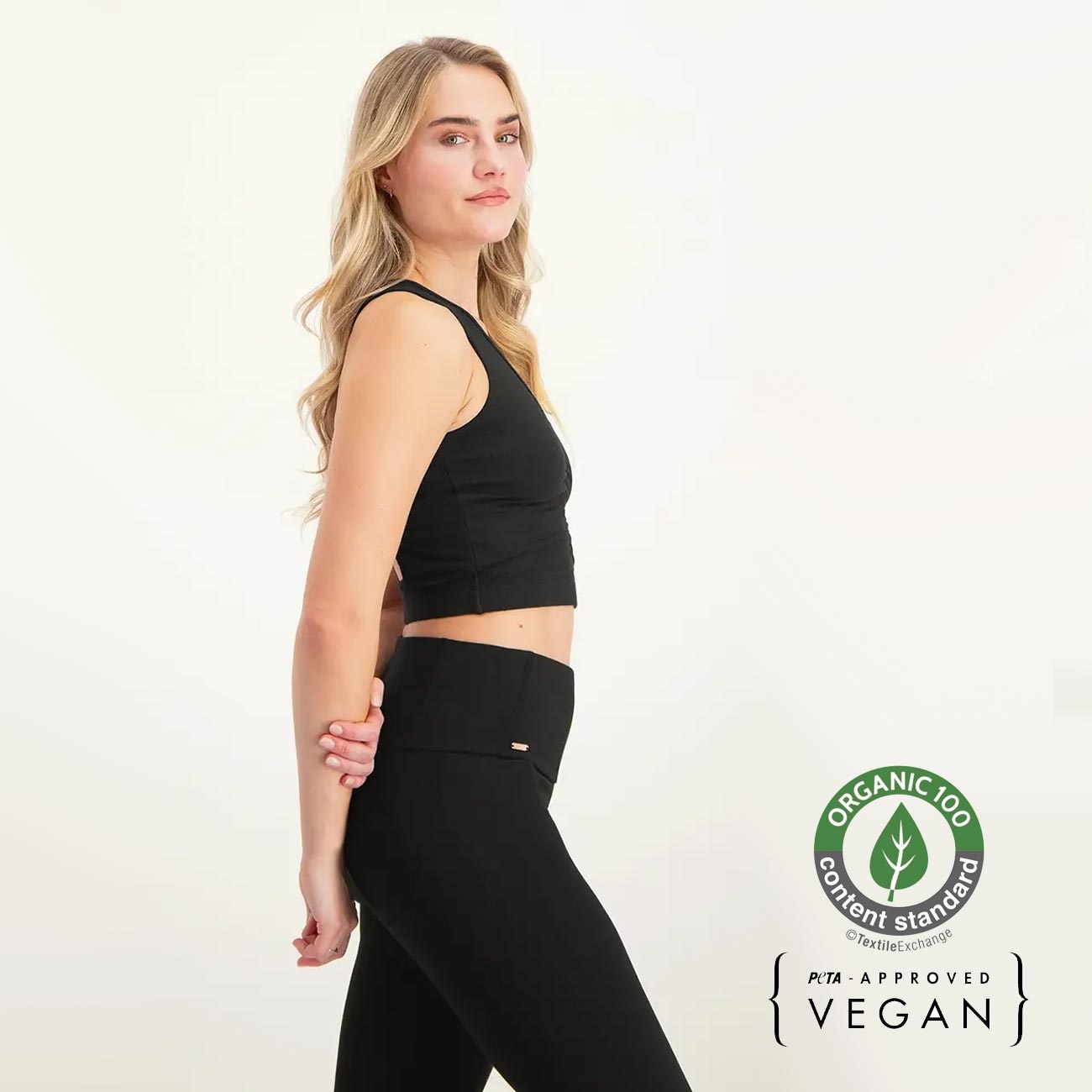 Anjea │Eco Yoga Bra │ Black│ Urban Goddess - Yogashop