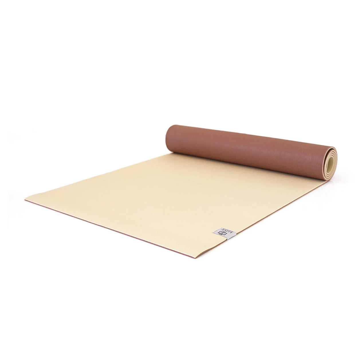 Premium Yoga Mat │ 6mm │ Love Generation │Beige - Yogashop