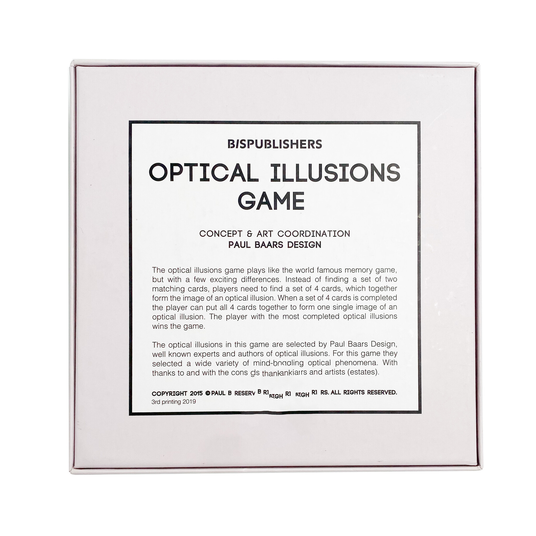 BIS Publishers | Optical Illusions Game - BIS Publishers