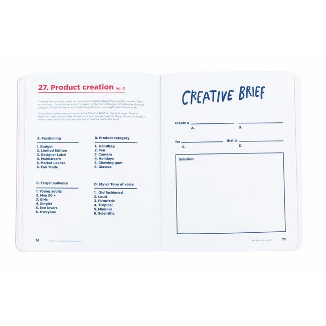 BIS Publishers | Creative Thinker's Exercise book - BIS Publishers