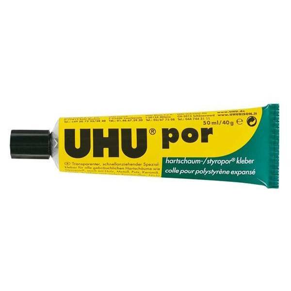 UHU POR - styrodur of foam lijm - 50ml - POR - Scenery Workshop BV ...