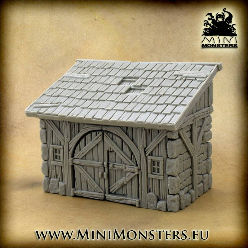 Mini Monsters Small Storehouse - MM-44 - Scenery Workshop BV