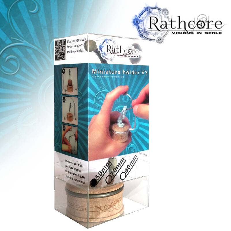 Rathcore Miniature Holder V3 (50mm) - RC-101010 - Scenery Workshop BV