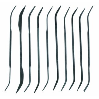 Vallejo Budget riffler curved file set - gebogen vijlen - 10x - Vallejo ...