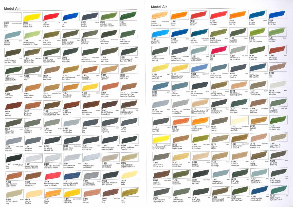 Handpainted Color Card Model Air - CC971 - Scenery Workshop BV