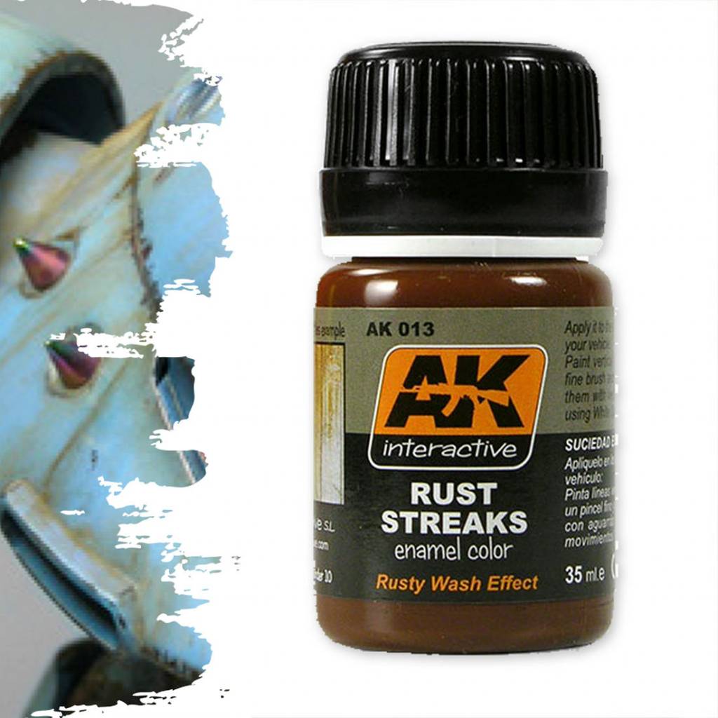 AK interactive Rust Streaks - AK Weathering Products - 35ml - AK013 - Scenery Workshop BV