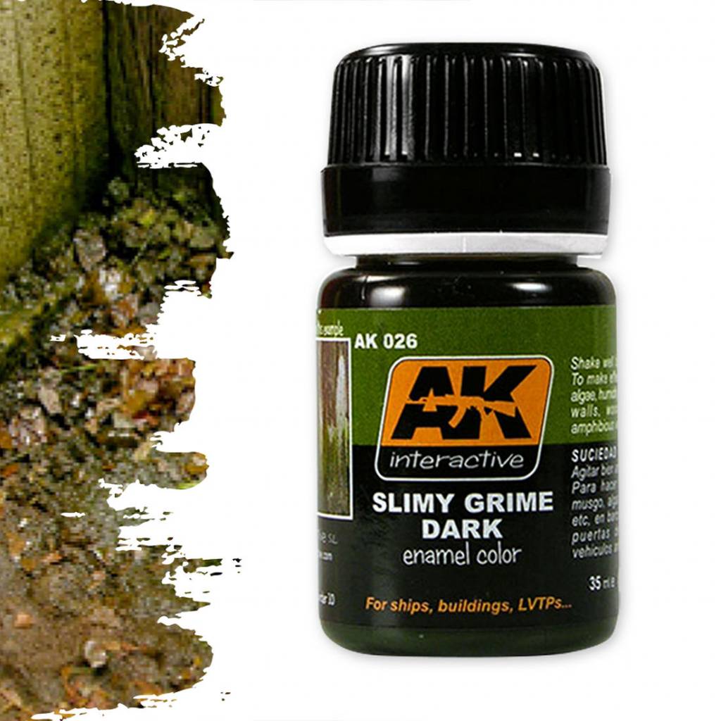 AK interactive Slimy Grime Dark - Nature Weathering - 35ml - AK026 ...