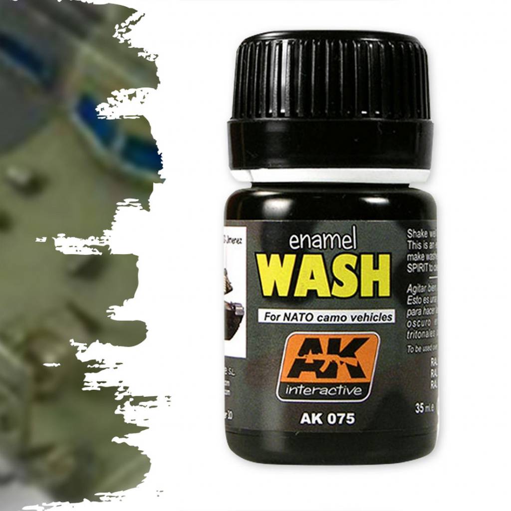 AK interactive Wash For Nato Vehicles - Weathering Wash - 35ml - AK075 ...