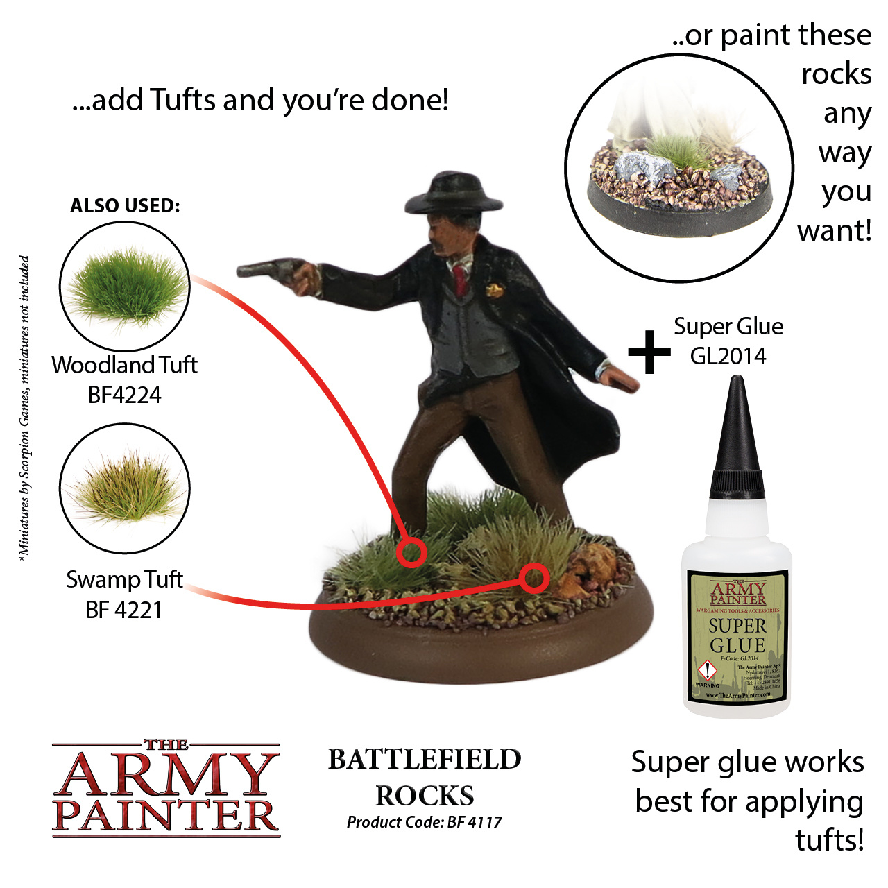The Army Painter - Battlefield Rocks - BF4117 kopen - Scenery Workshop BV