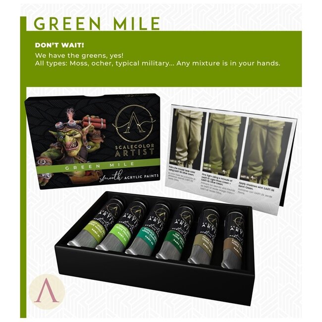 Scale75 Green Mile Scalecolor Artist - 6 colors - 20ml - SSAR-07 ...