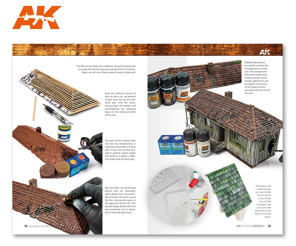 AK interactive - Guide To Make Buildings In Dioramas - AK256 - Scenery ...