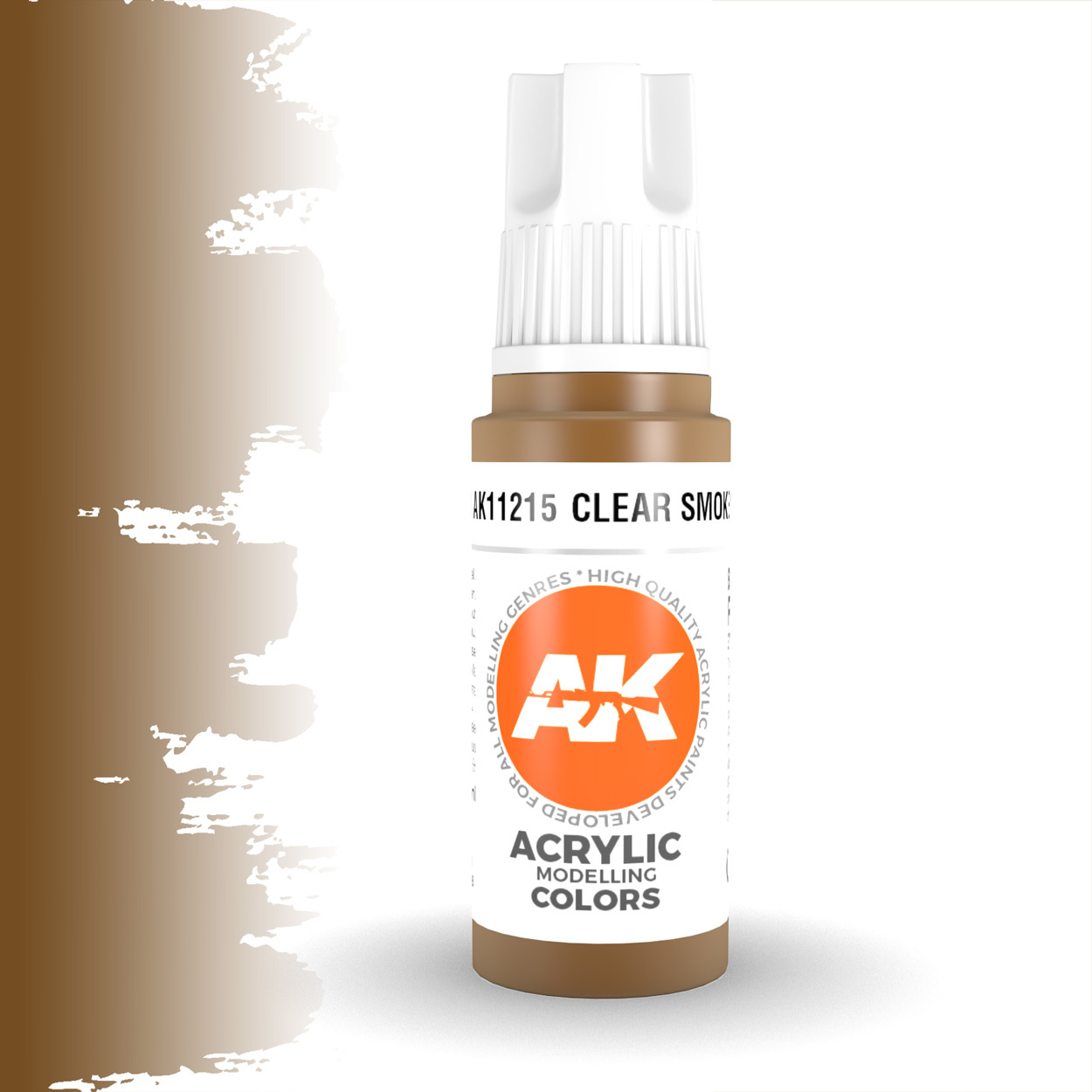 AK interactive Clear Smoke Acrylic Modelling Colors - 17ml - AK11215 ...