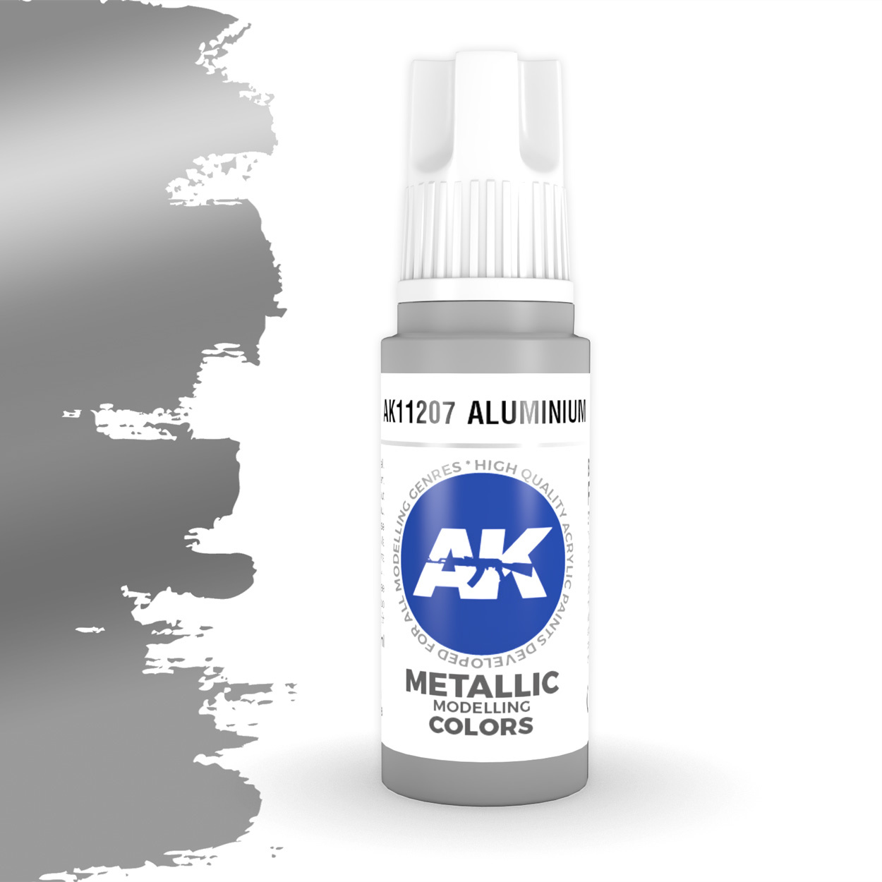 AK interactive Aluminium Metallic Modelling Colors - 17ml - AK11207 ...