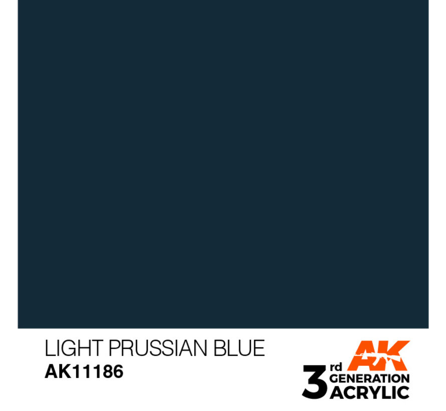 AK interactive Light Prussian Blue Acrylic Modelling Colors - 17ml ...
