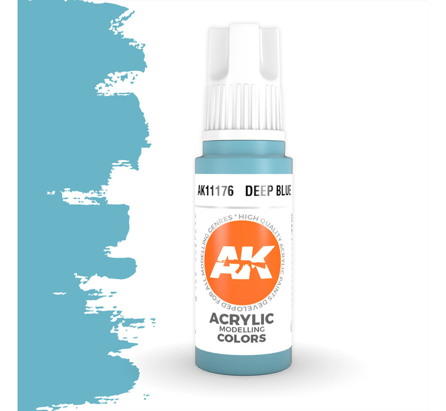 AK interactive Deep Sky Blue Acrylic Modelling Colors - 17ml - AK11176 ...