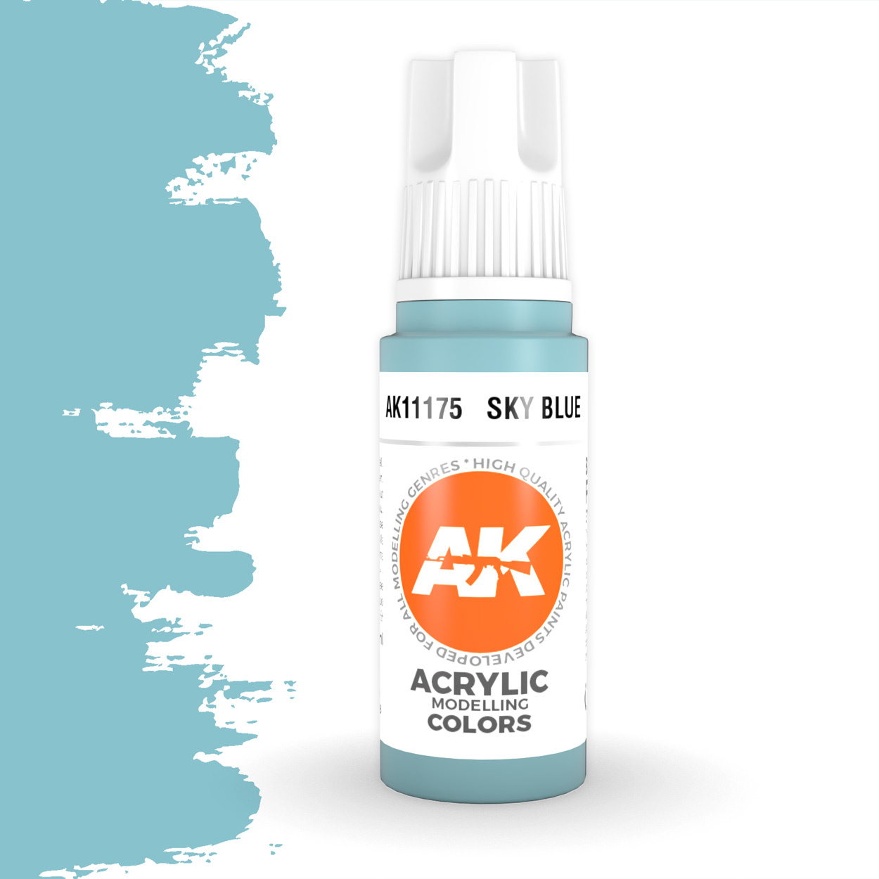 AK interactive Sky Blue Acrylic Modelling Colors - 17ml - AK11175 ...