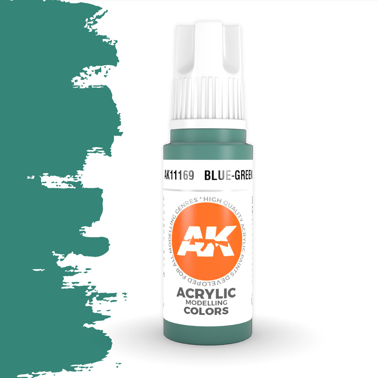AK interactive Blue Green Acrylic Modelling Colors - 17ml - AK11169 ...