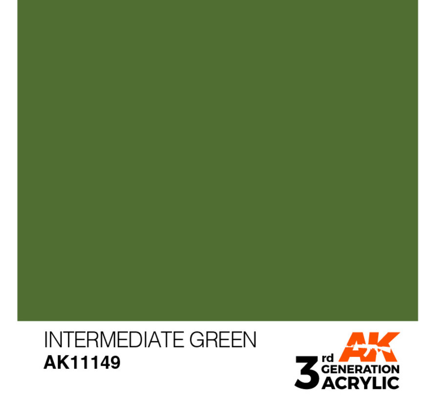 AK interactive Intermediate Green Acrylic Modelling Colors - 17ml ...