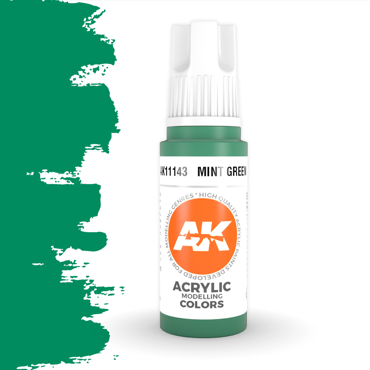 AK interactive Mint Green Acrylic Modelling Colors - 17ml - AK11143 ...