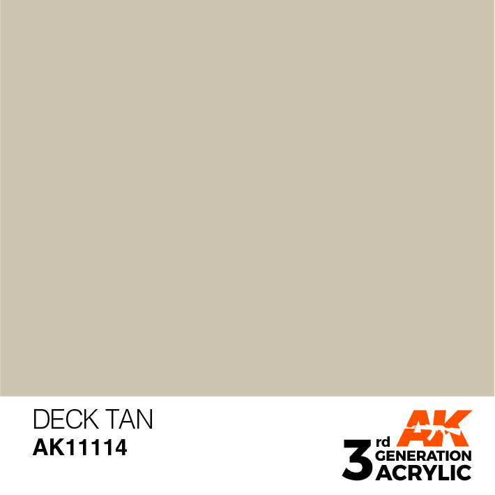 AK interactive Deck Tan Acrylic Modelling Colors - 17ml - AK11114 ...