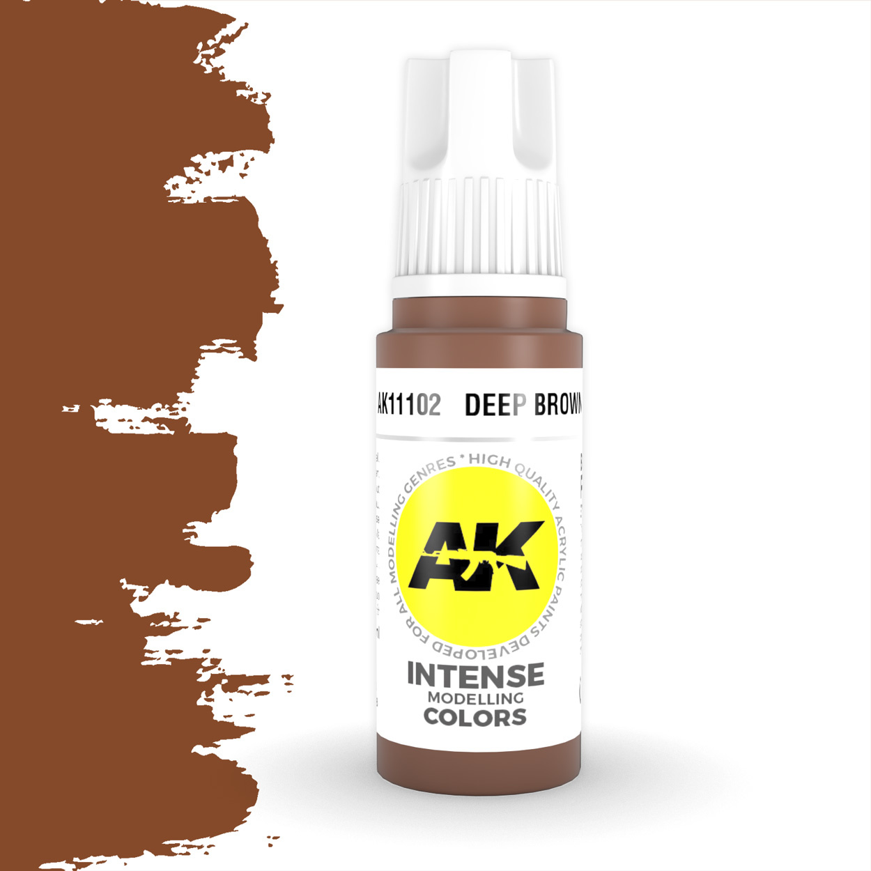 AK interactive Deep Brown Intense Modelling Colors - 17ml - AK11102 ...